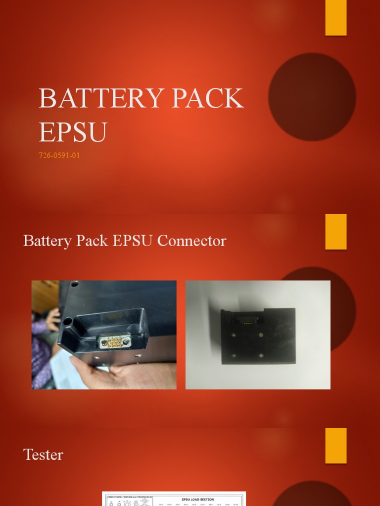 EPSU Battery Pack Testing Procedures | PDF