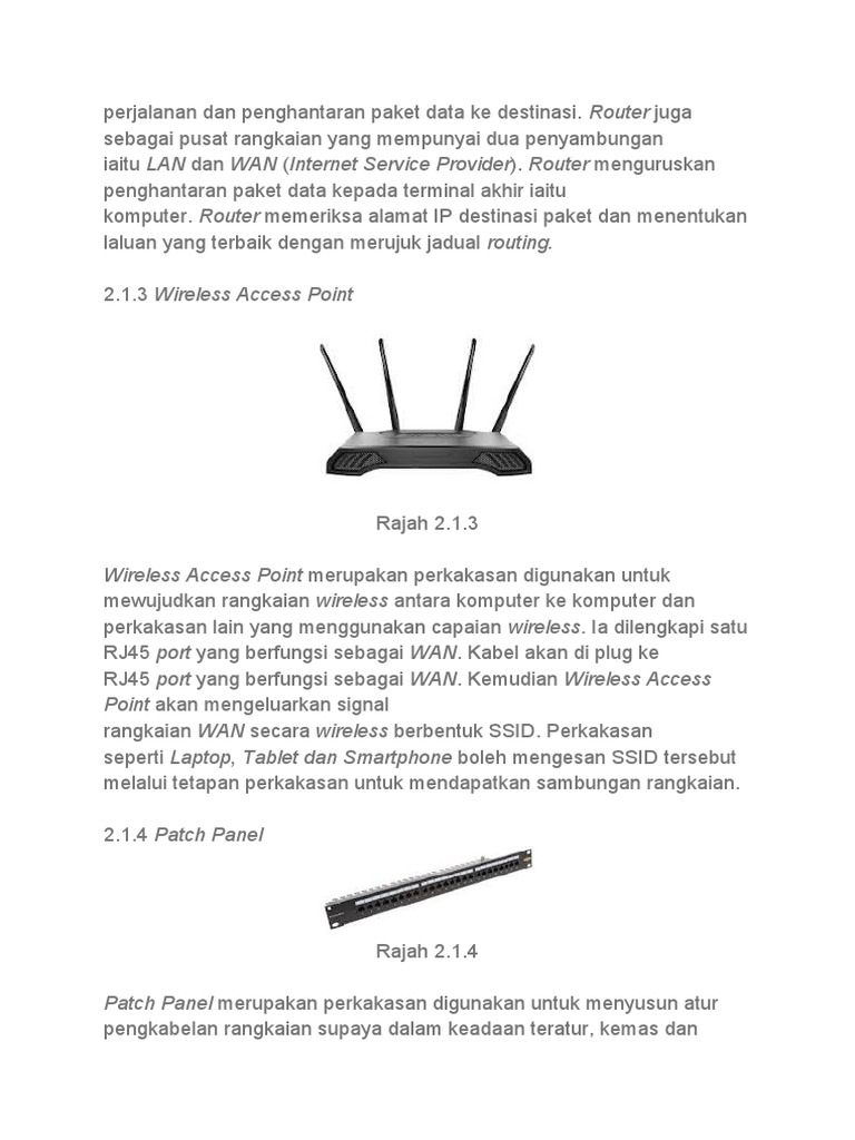Wireless Access Point Merupakan Perkakasan Digunakan Untuk | PDF