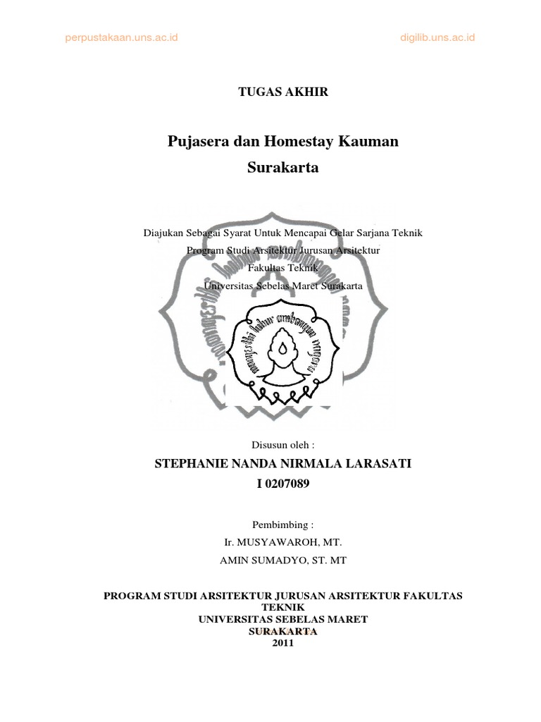 Desain Pujasera dan Homestay Kauman | PDF