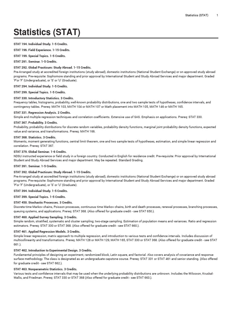 Stat | PDF | Statistics | Regression Analysis