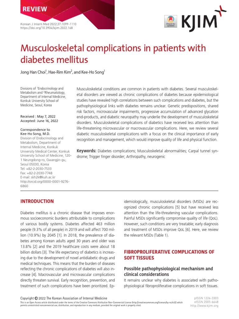 Kjim 2022 168 | PDF | Arthritis | Osteoporosis
