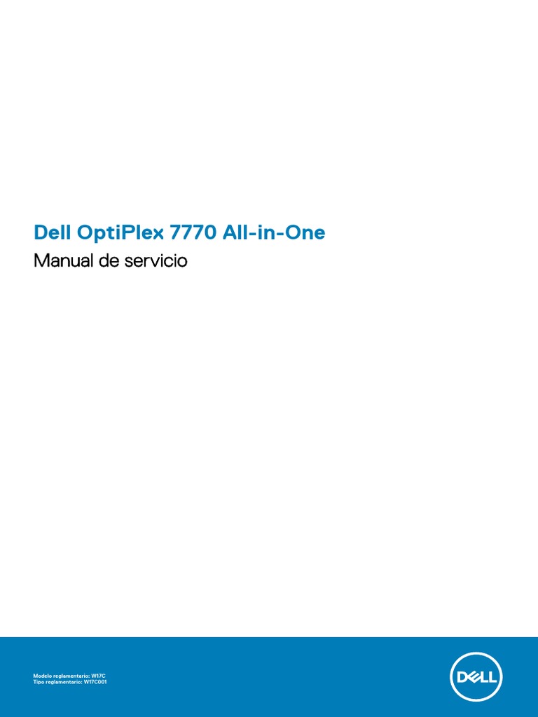 Optiplex 7770 Aio - Owners Manual2 - Es XL | PDF | USB | Hdmi