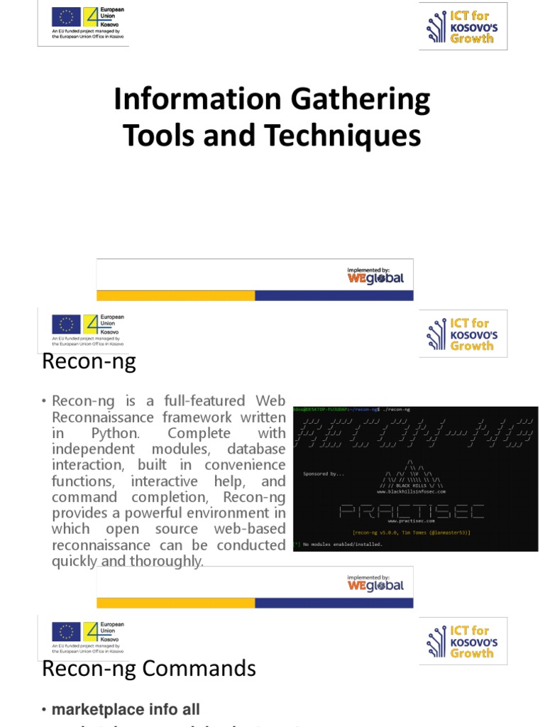 Information_Gathering_Tools | PDF | Domain Name System | Osi Model