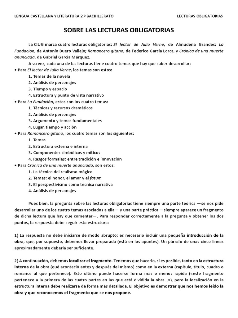 Cómo Responder A La Pregunta de Las Lecturas | PDF