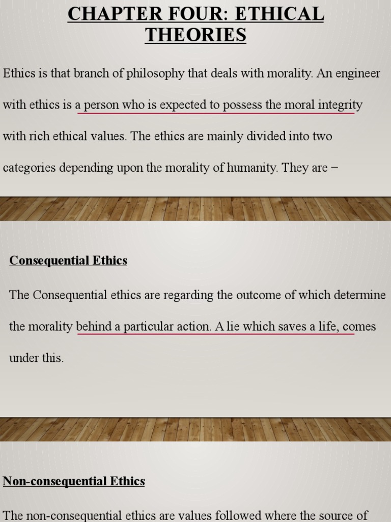 Overview of Four Ethical Theories | PDF | Utilitarianism | Morality