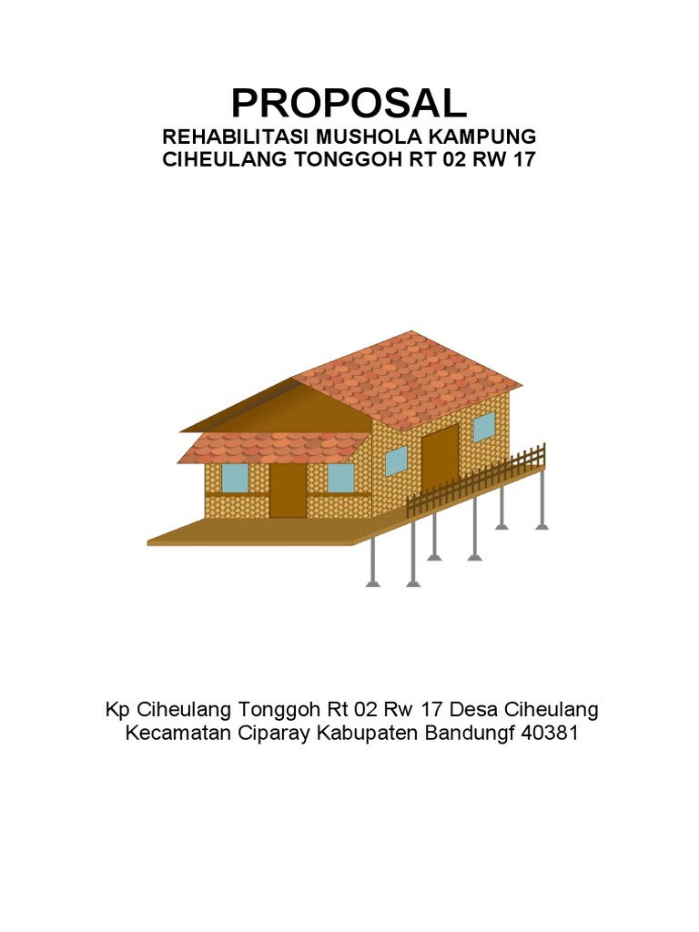 Proposal Mushola | PDF