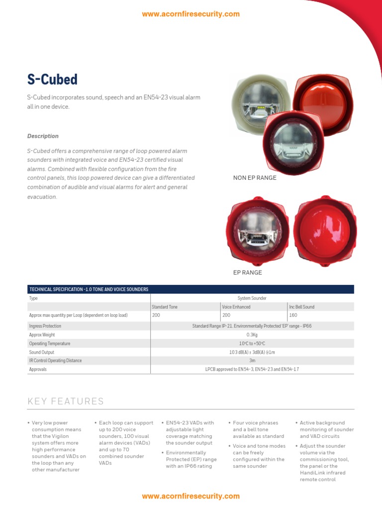 S Cubed Datasheet | PDF | Decibel | Electrical Engineering