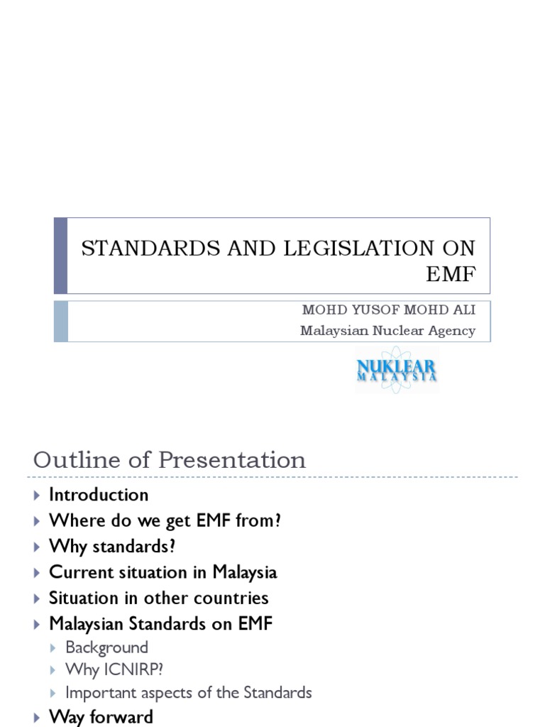 Standards and Legislation On EMF | PDF | Electromagnetic Field ...