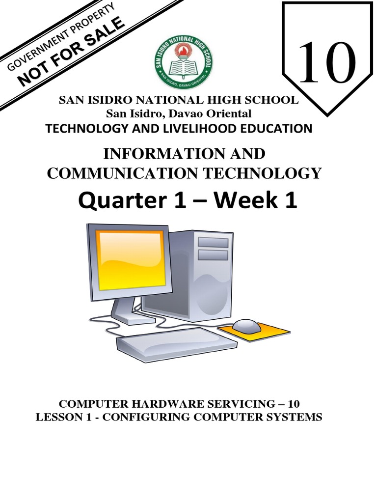 ICT 10 - Week 01 | PDF | Learning | Safety