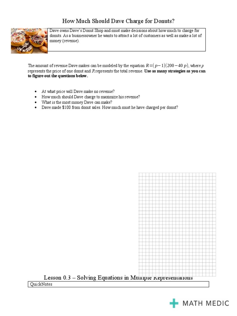 Lesson 0 3 Precalculus Math Medic Pdf