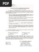 AFFIDAVIT OF NO INCOME Sample | PDF
