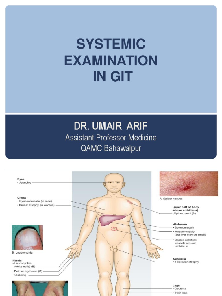 GIT - Systemic Examination | PDF