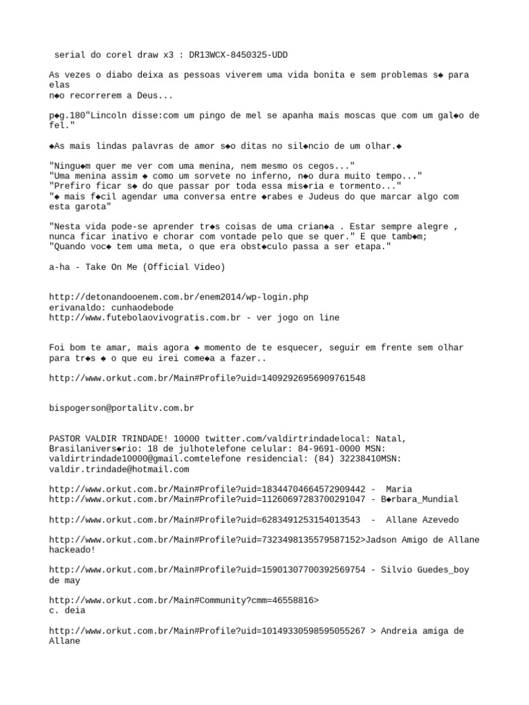 Serial Do Corel Draw | PDF