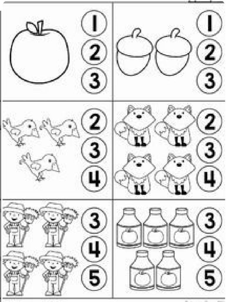 Fichas 5 Años 1 | PDF