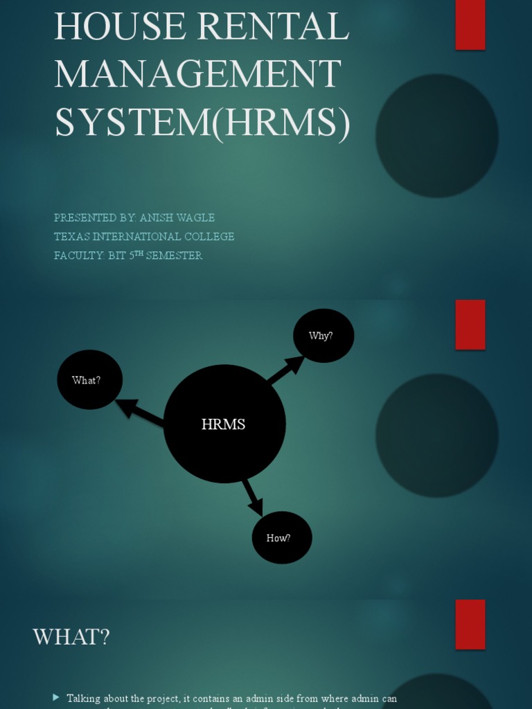 Editedhouse Rental Management System (HRMS) | PDF