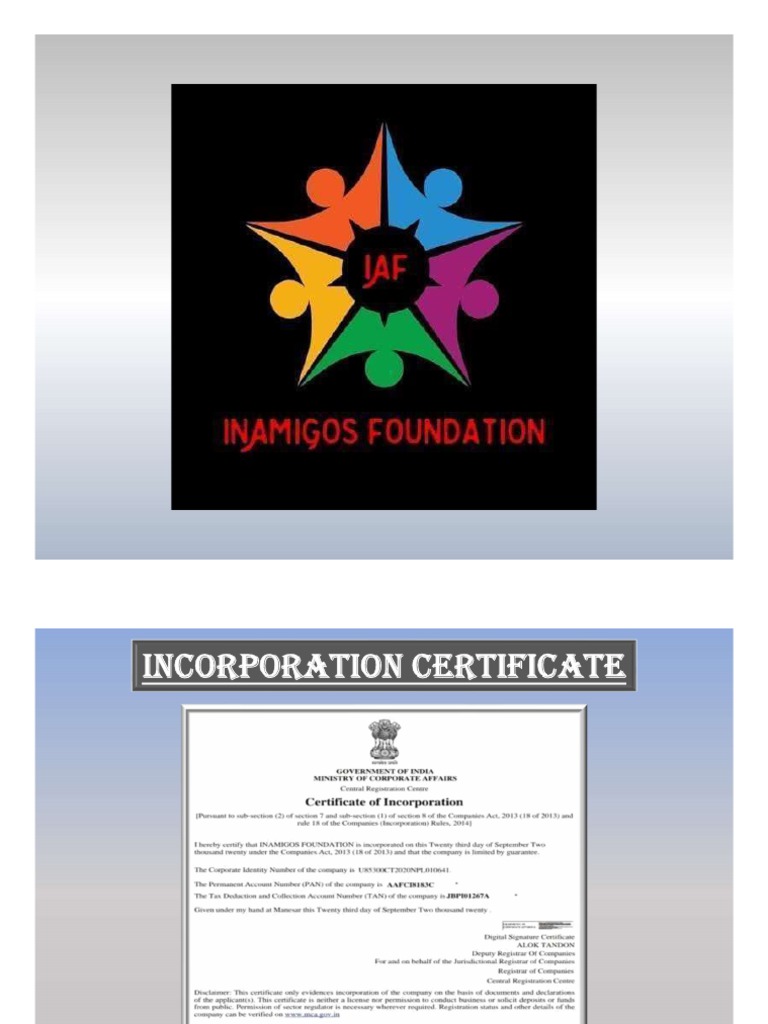 InAmigos Foundation Internship Overview | PDF | Business