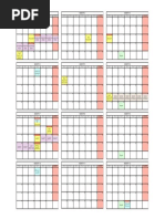 Torah Reading Final 2026 For Printing Web 1 | PDF | Torah | Hebrew Calendar
