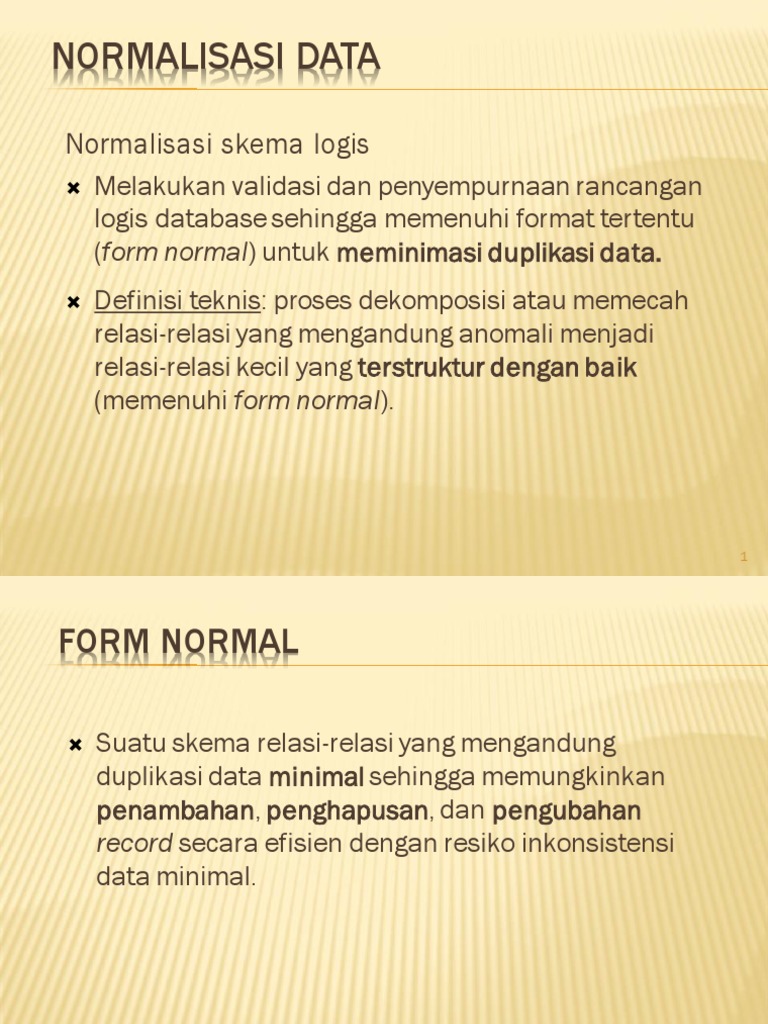 Normalisasi | PDF