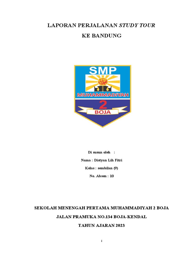 Laporan Study Tour | PDF