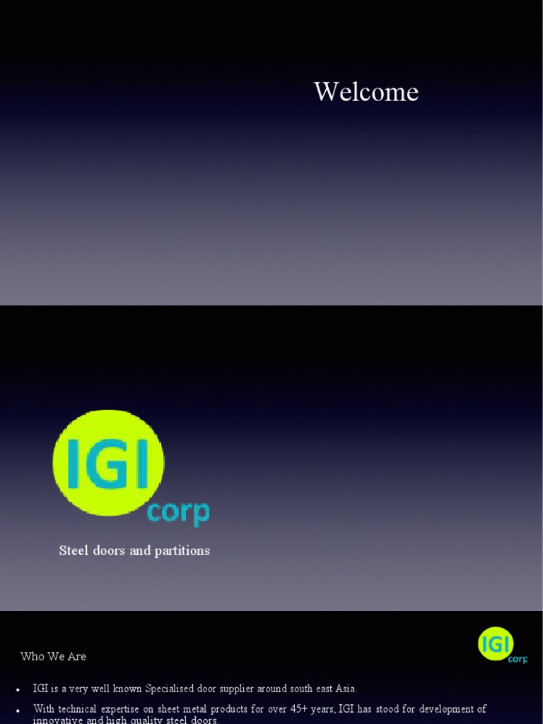 IGI Rev 2023 | PDF | Door | Civil Engineering