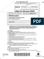 Edexcel Further Maths Formula Booklet | PDF | Equations | Line (Geometry)
