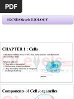 O Level Biology 5090 Chapter Notes | PDF | Cell (Biology) | Biology