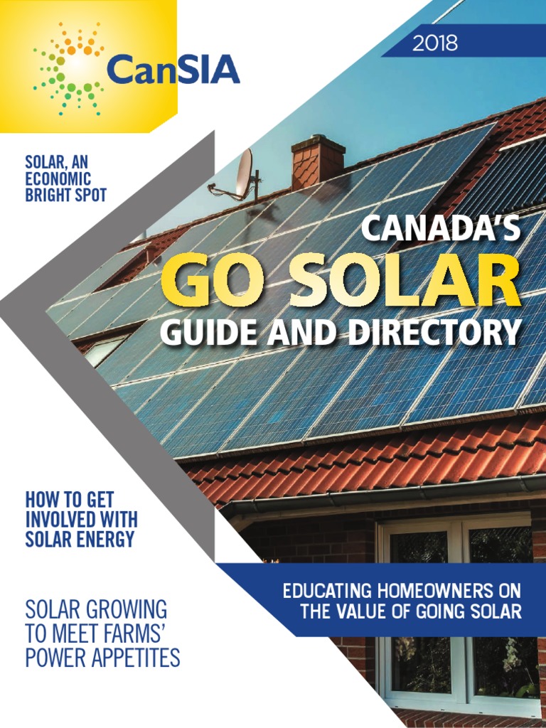 Canadas Go Solar Guide | PDF | Photovoltaics | Solar Power