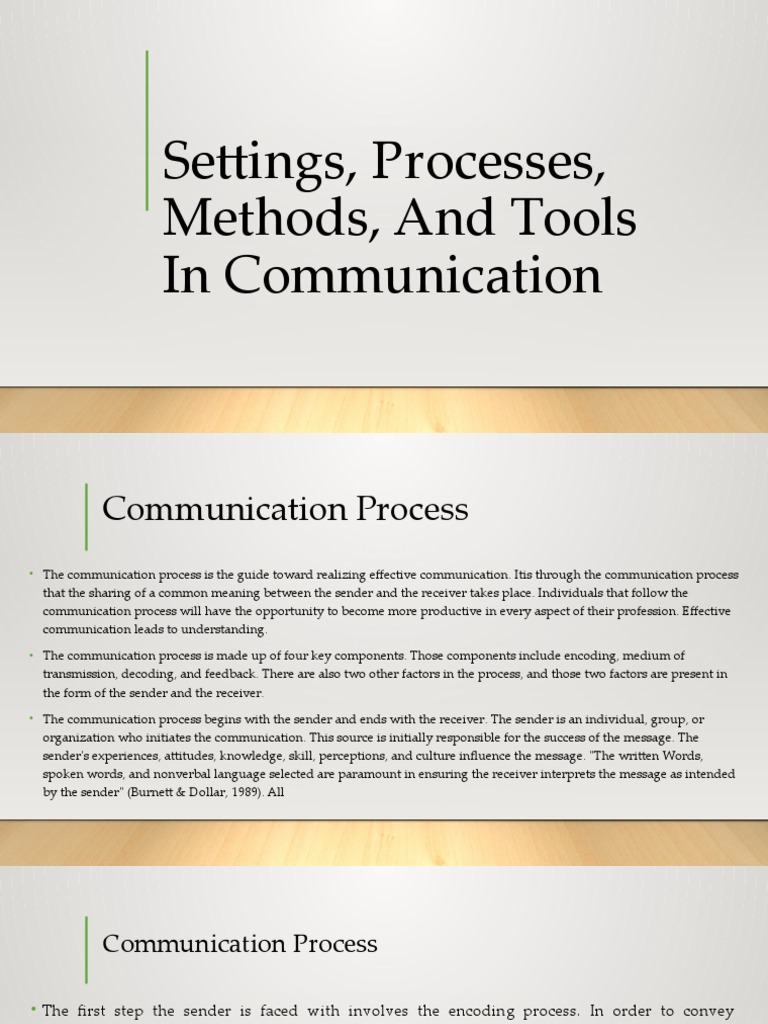 Effective Communication Methods Explained | PDF | Communication ...