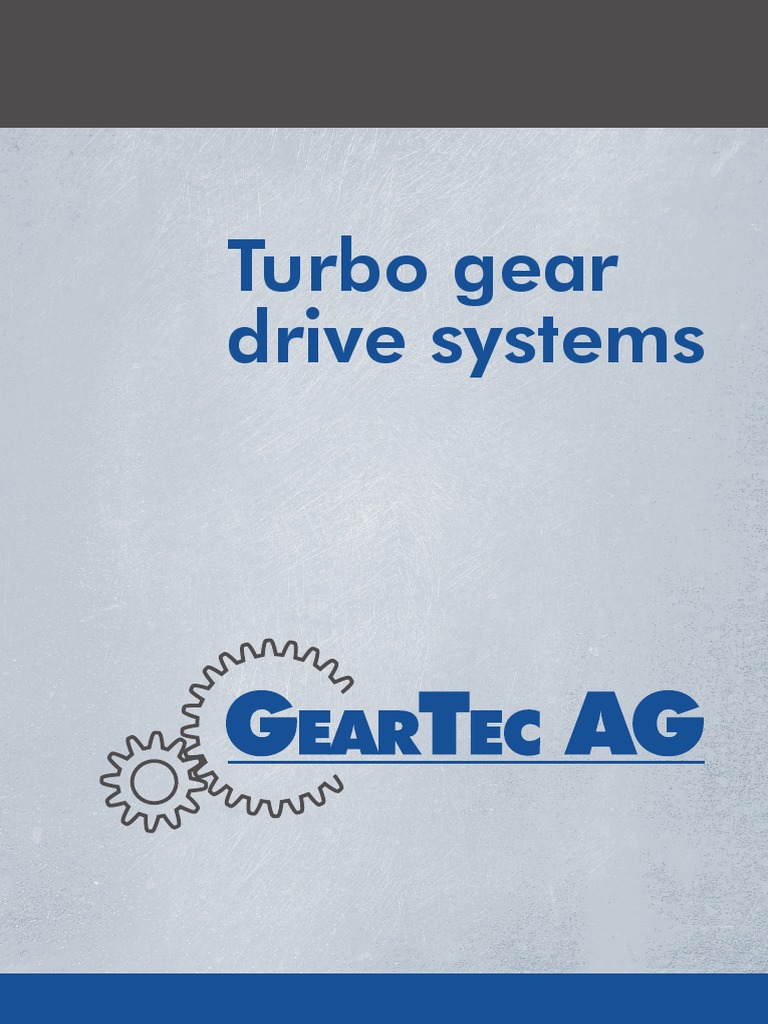 Geartec Turbogetriebe Print | PDF | Gear | Bearing (Mechanical)