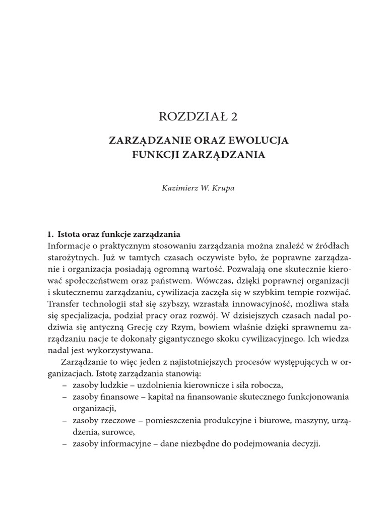 05 Zarzadzanie Ewolucja | PDF