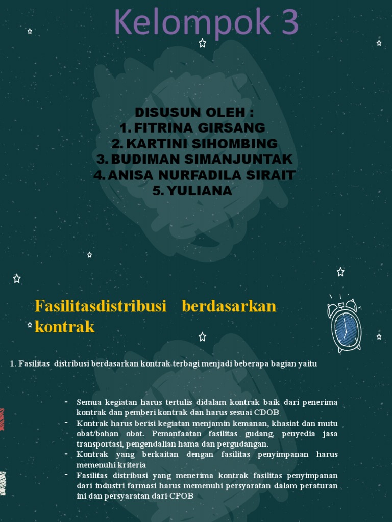 Pert12-Fasilitas Distribusi Berdasarkan Kontrak | PDF