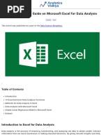 Data Analysis in Excel (a Comprehensive Guideline) - ExcelDemy | PDF | Microsoft Excel | Data ...