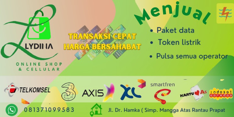 Spanduk Jual Pulsa Paket Data Keren | PDF