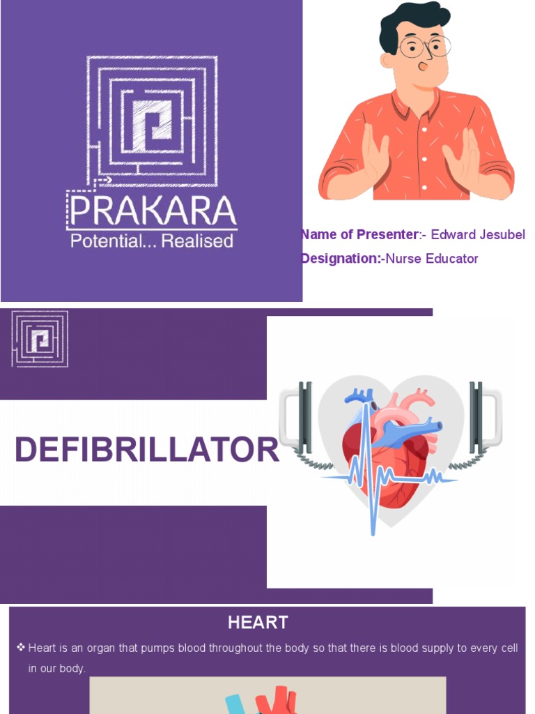 DEFIB PPT at Prakara | PDF | Atrium (Heart) | Cardiopulmonary Resuscitation