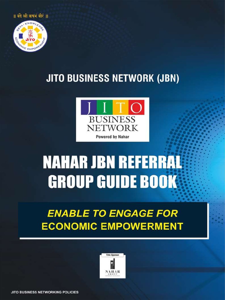 JBN Referral Group Guide Book Final 2022 | PDF | Entrepreneurship ...