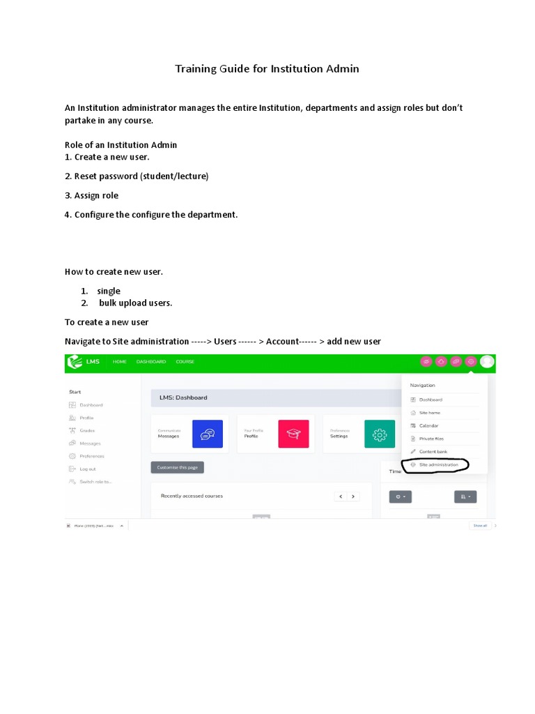 Institutional Admin Userguide Pdf User Computing Password