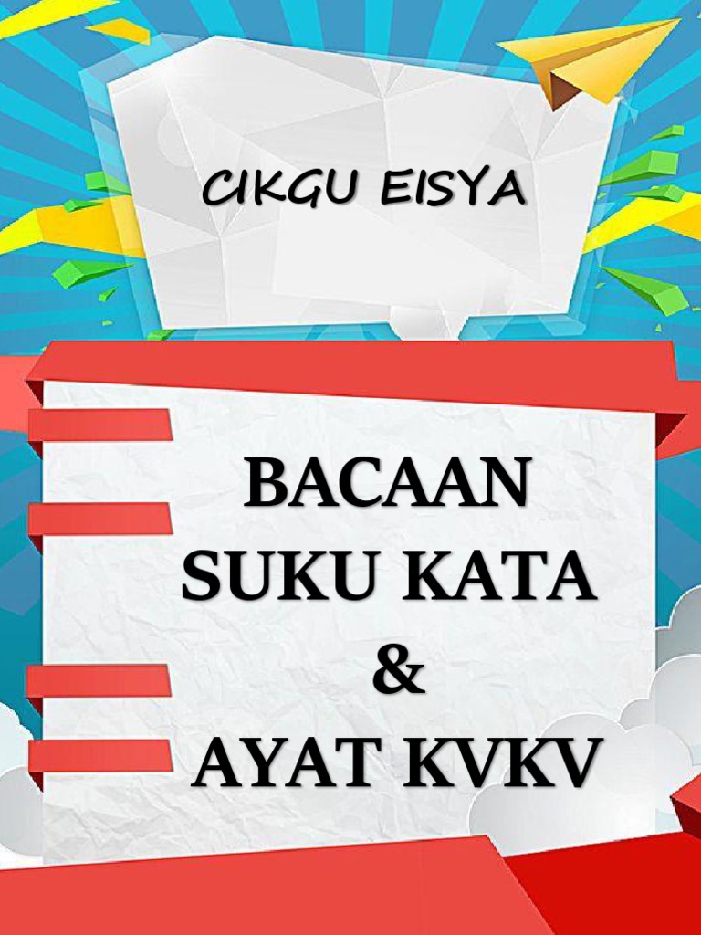 BACAAN AYAT SUKU KATA KVKV | PDF