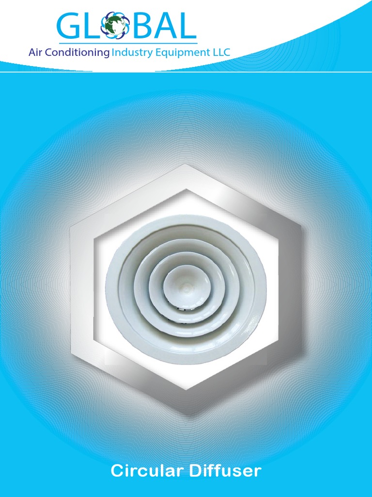 Circular Diffuser Catalogue | PDF | Duct (Flow) | Electromechanical ...