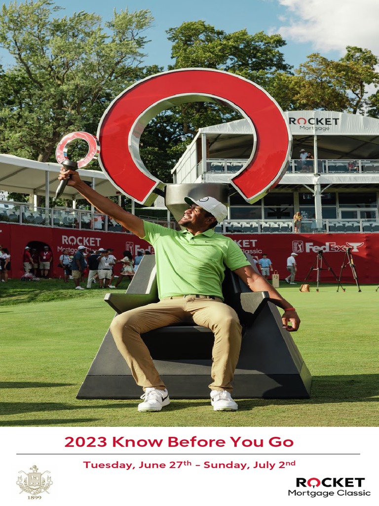 2023 Rocket Mortgage Classic fan guide | PDF | Par (Score)