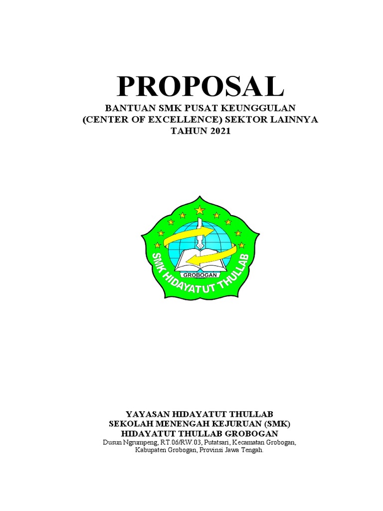 Proposal SMK PK 2021 | PDF | Karier & Perkembangan | Bisnis