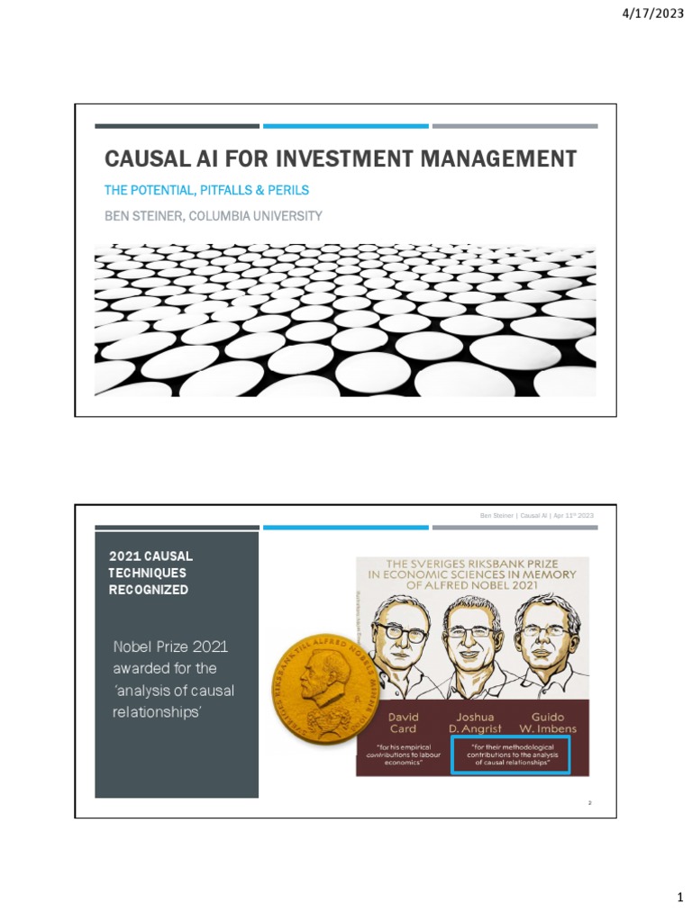 Causal AI in Investment Management | PDF | Causality | Artificial Intelligence