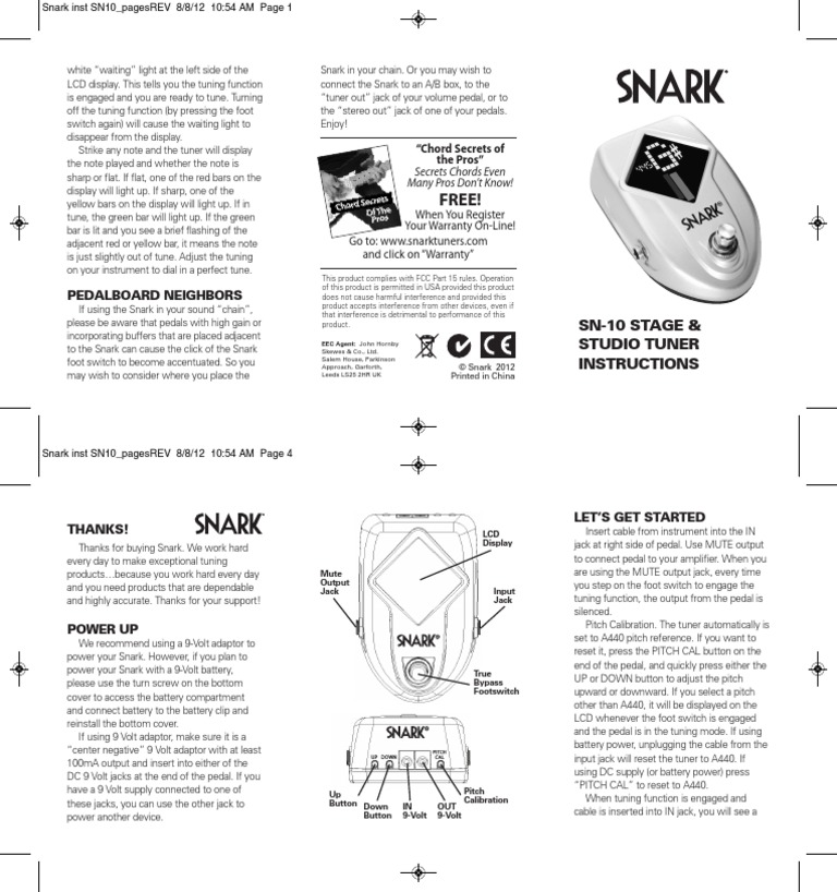 Snark Sn10 Pdf Electricity Electrical Engineering