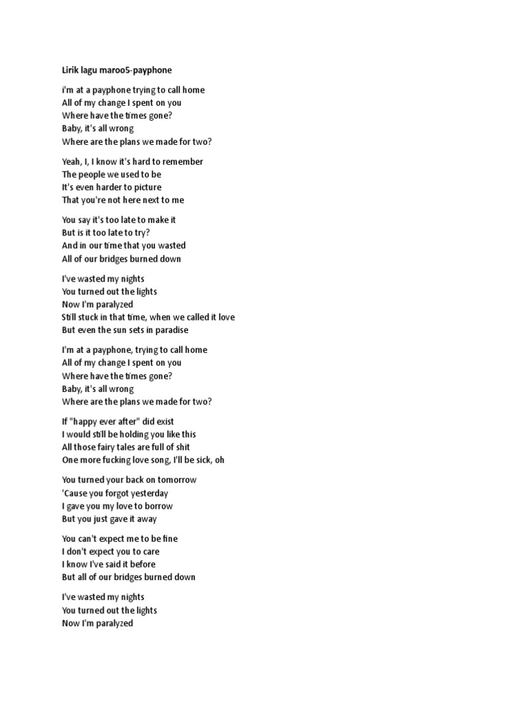 Lirik Lagu Maroon5 Pdf Mystery Thriller Crime Fiction