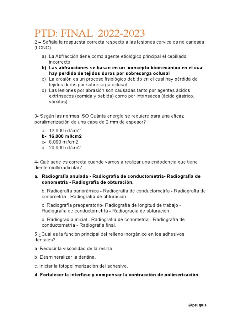 PTD 2023 Final | Descargar gratis PDF | Especialidades Medicas ...