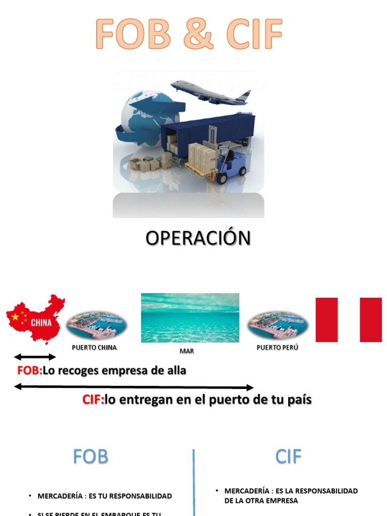 FOB y CIF | PDF | Finanzas y administración del dinero