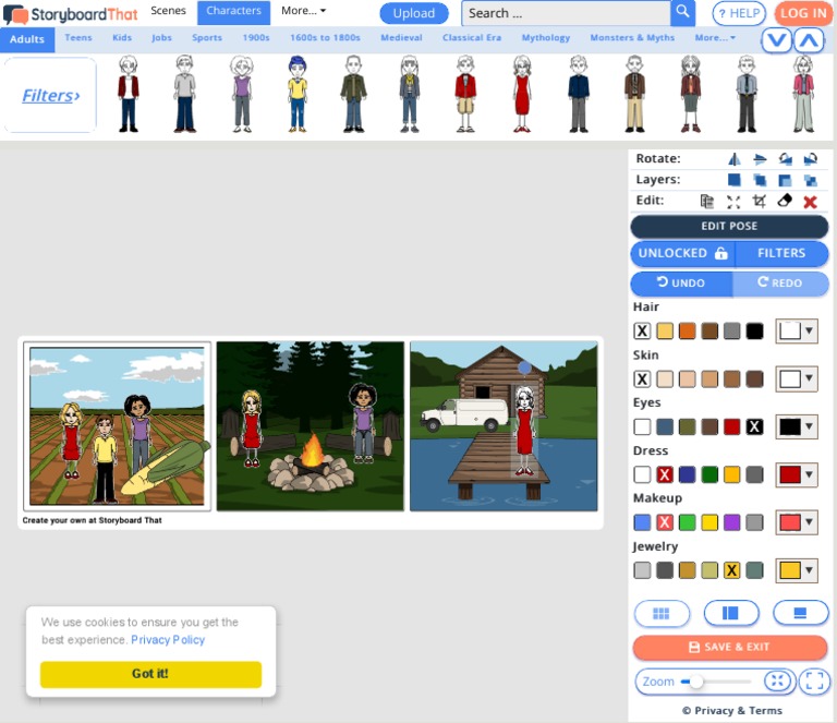 Storyboard Creator Comic Strip Maker Storyboard Maker | PDF