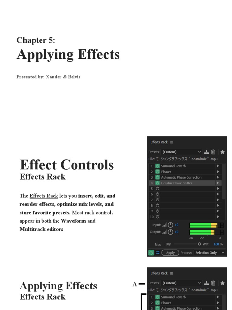 Chapter 5 - Applying Effects | PDF