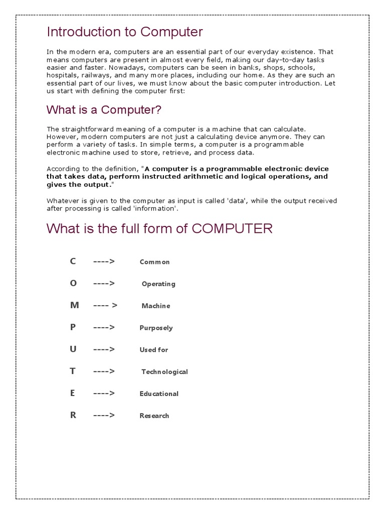 LAB1 Introduction To Computer | PDF | Computer Data Storage | Input/Output LAB1 Introduction To Computer | PDF | Computer Data Storage | Input/Output