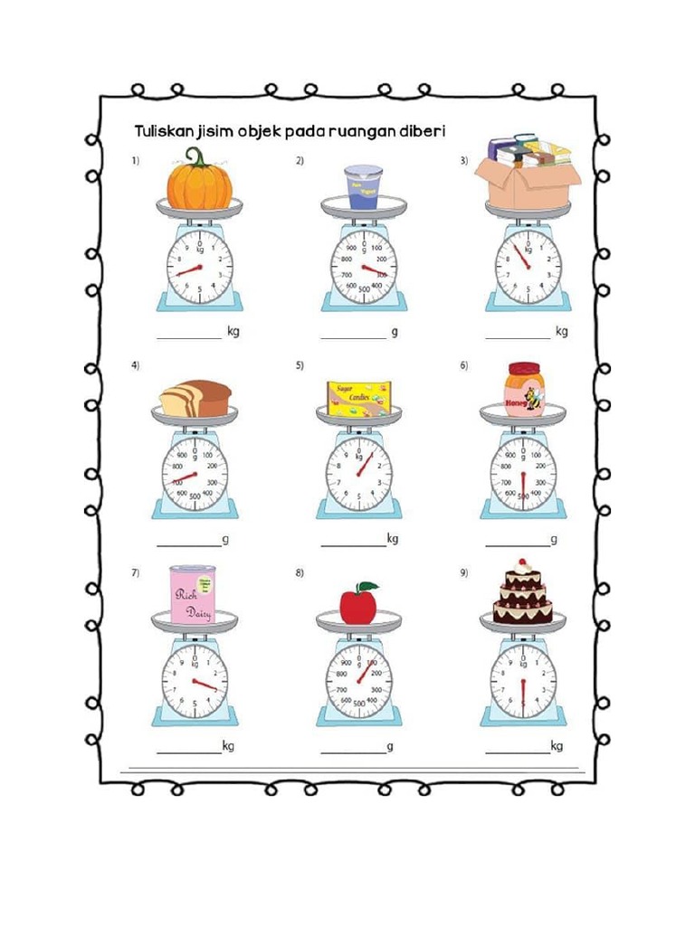 Latihan Jisim | PDF
