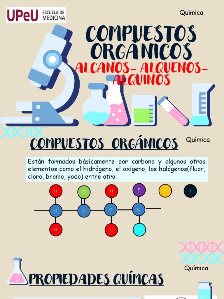 Compuestos Orgánicos Pdf Compuestos Orgánicos Hidrocarburos